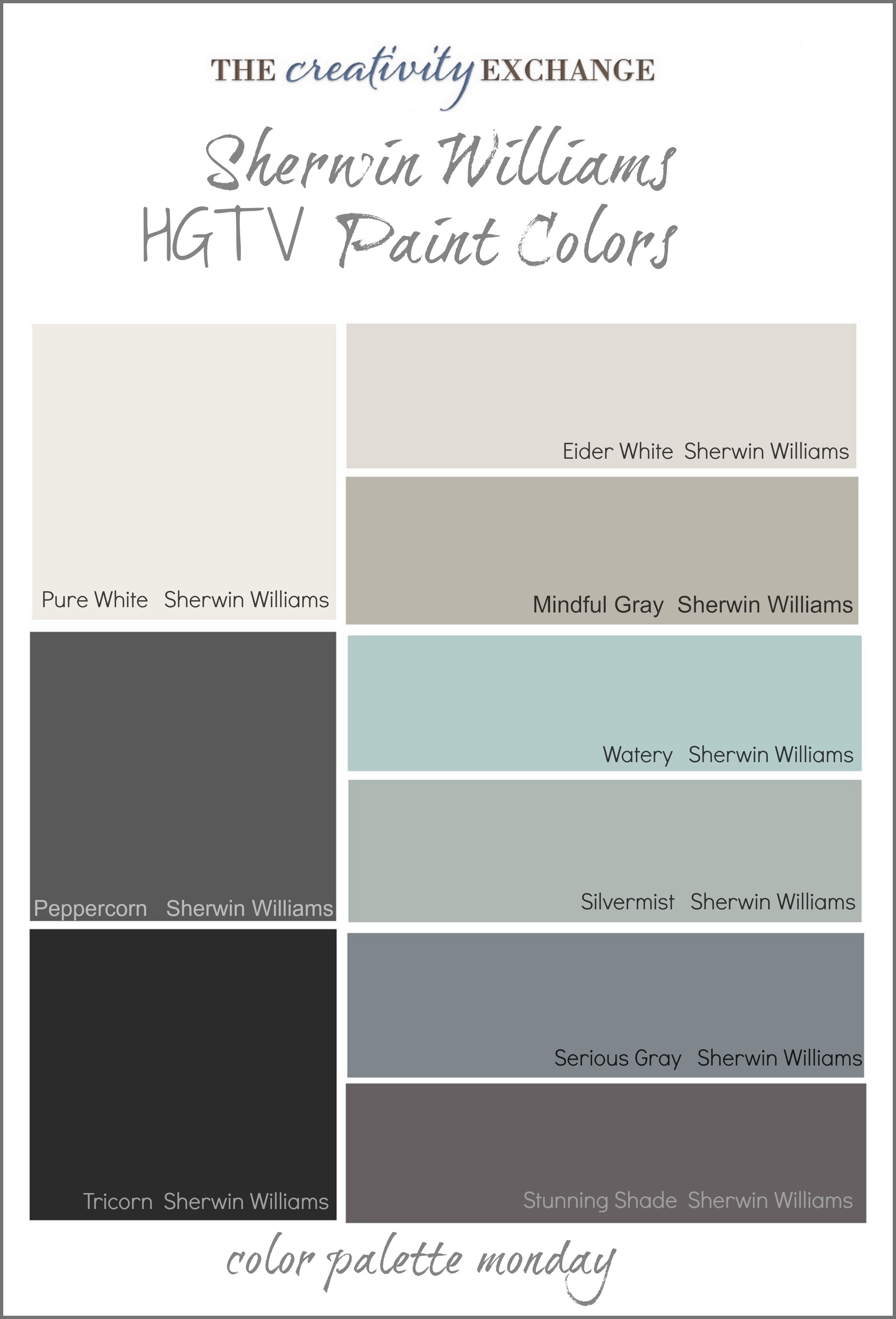 Sherwin Williams Popular Paint Colors 2024 Pdf Marla Shannon