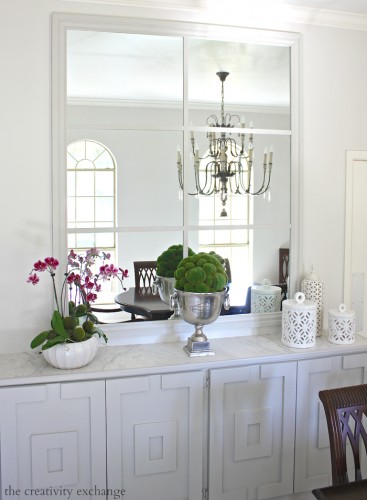 Getting Creative with Oversized Mirrors and DIY Framework