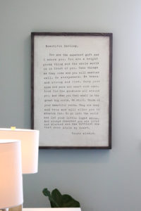 Quotation Wall Art